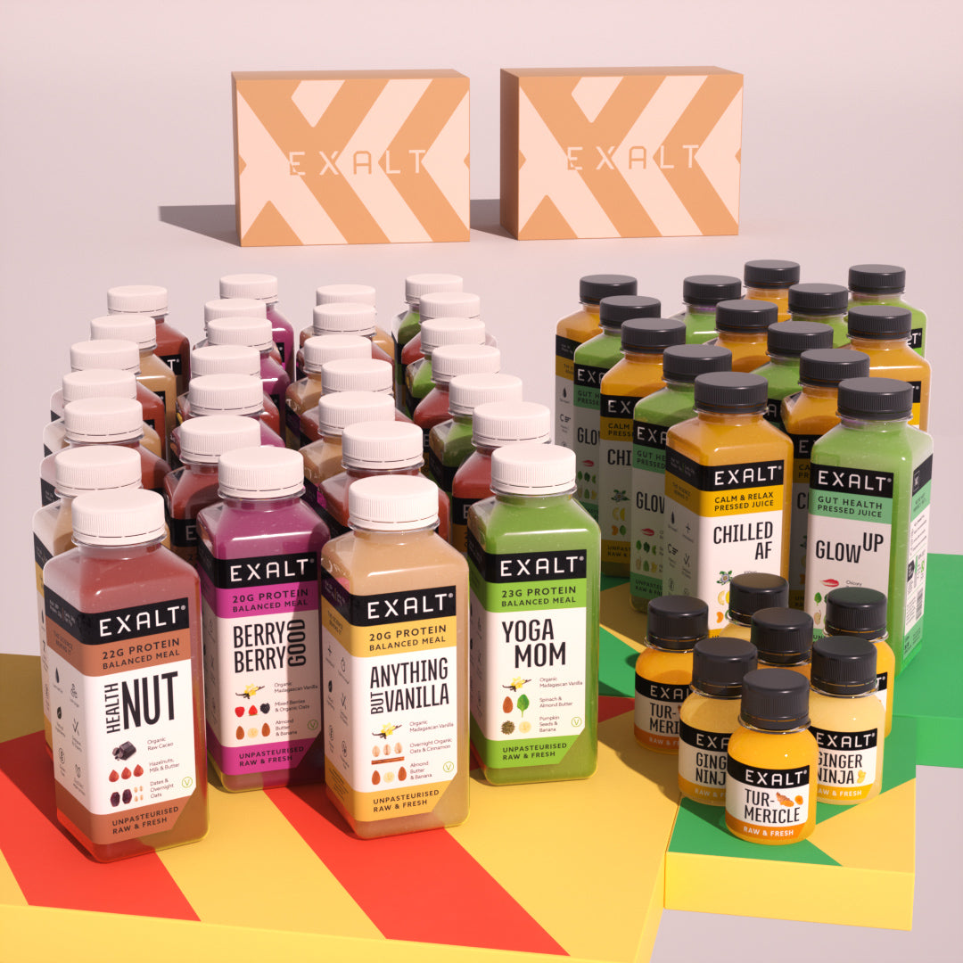 1, 3, 5, 7 or 14 Day EXALT Life Protein Juice Cleanse