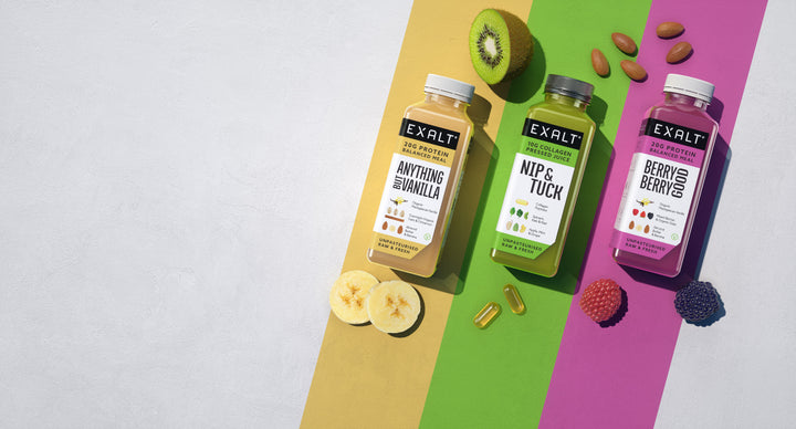 EXALT Nutritional Meal Replacement, Fresh Protein Smoothies & Juices