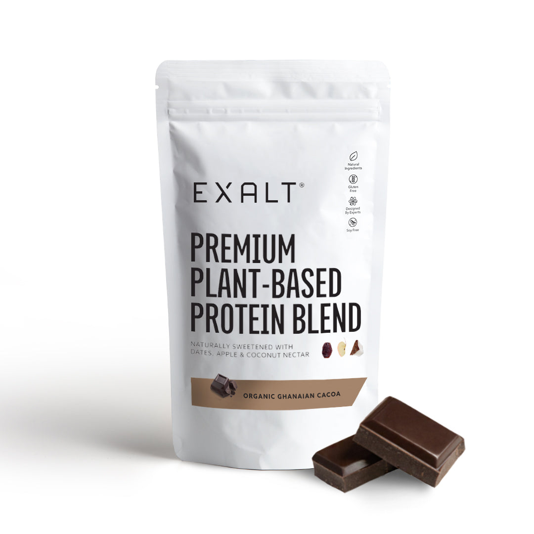 Vegan Protein Powder | Organic Cacao - EXALT