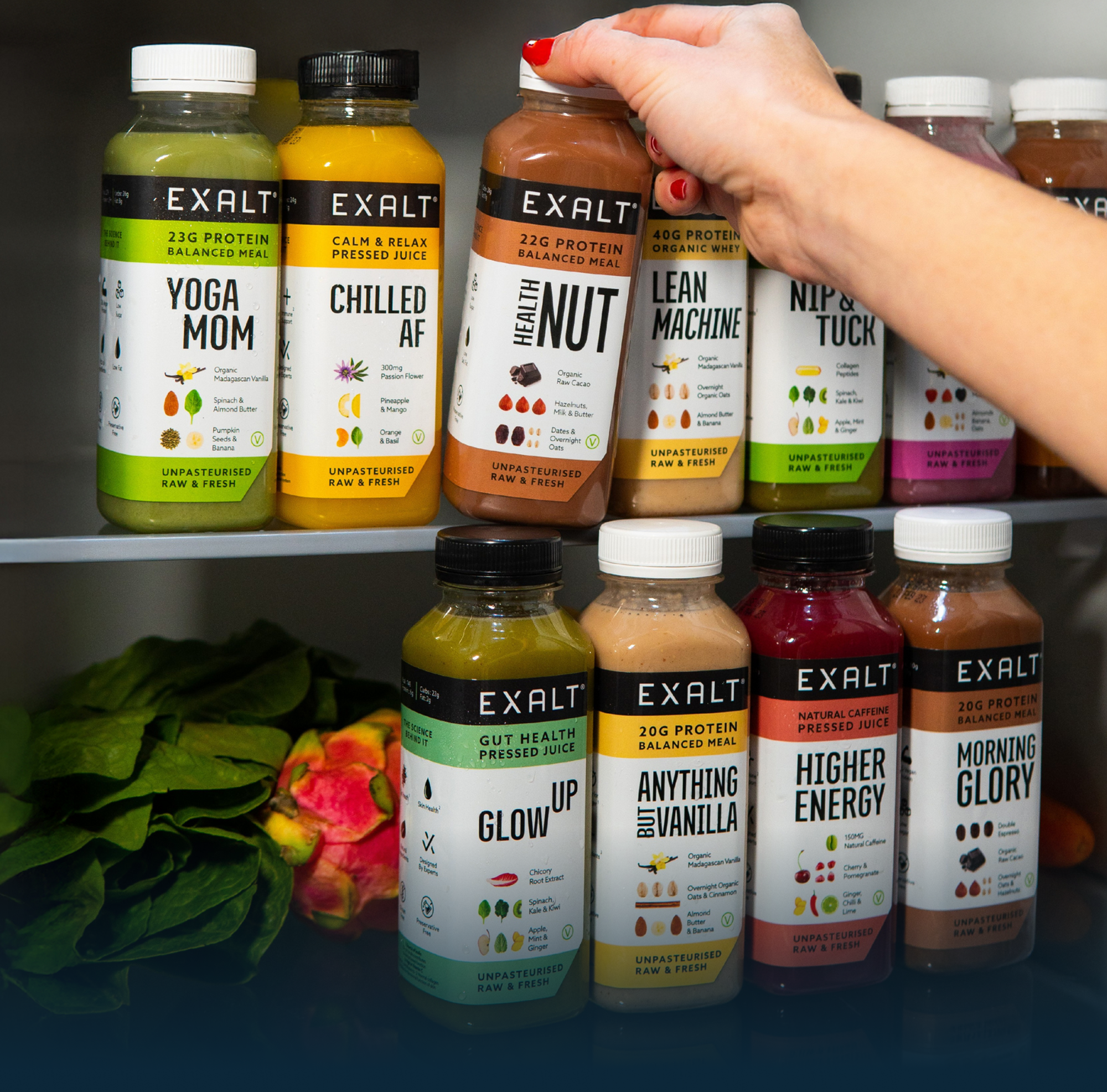 EXALT: Raw, Cold-Pressed Nutrition | Protein Smoothies | Juice Cleanse